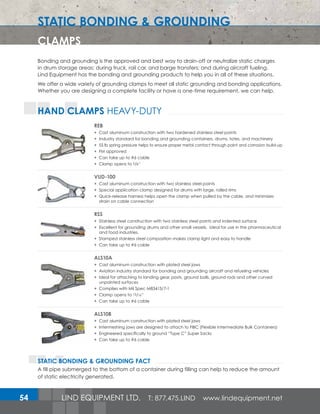 Lind Equipment - Static Bonding, Grounding, Earthing & Lighting ...