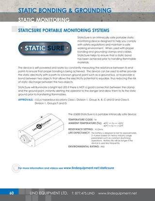 Lind Equipment - Static Bonding, Grounding, Earthing & Lighting ...