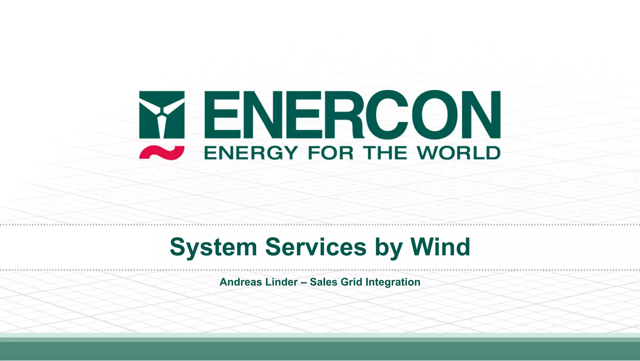 ENERCON - Energy System Change: Era of Feed-in Tariffs is coming to an ...