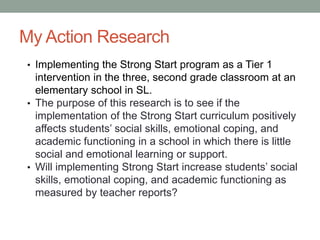 Promoting Social-Emotional Learning Using Strong Start | PPTX ...