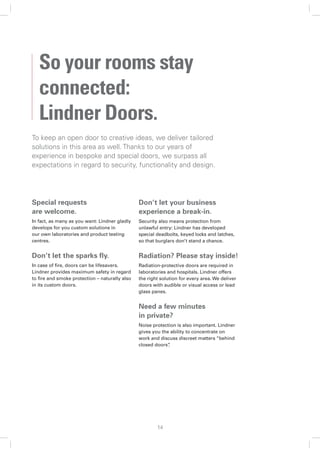 Lindner Products Eng | PDF
