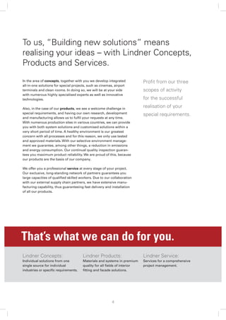 Lindner Products Eng | PDF
