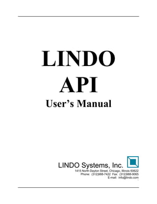Lindoapi | PDF