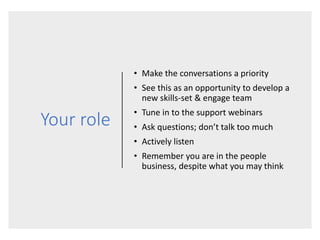 Five Conversations Framework | PPT