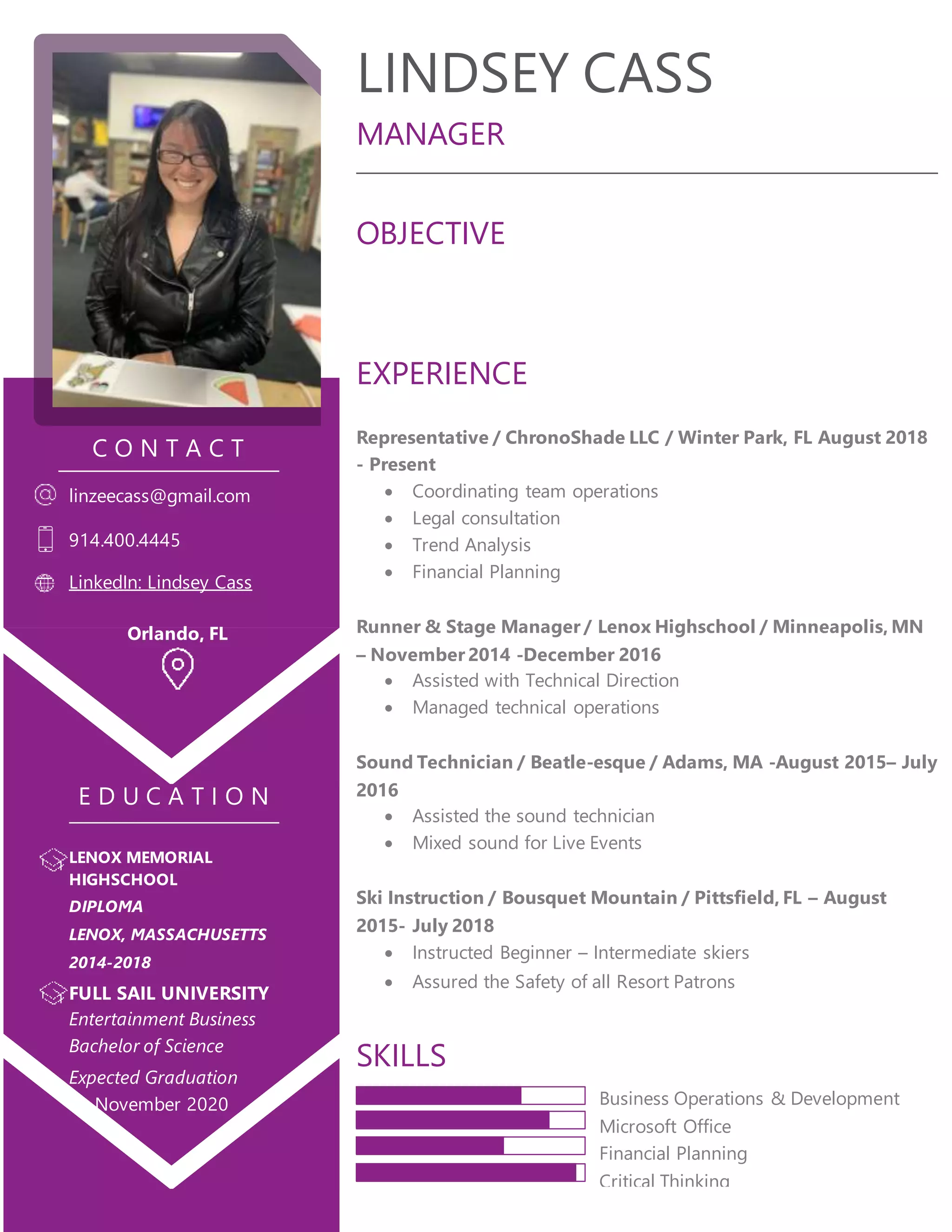 Lindsey Cass Resume | DOCX