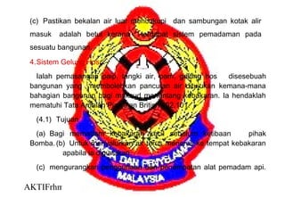 Sistem perlindungan kebakaran aktif | PPT