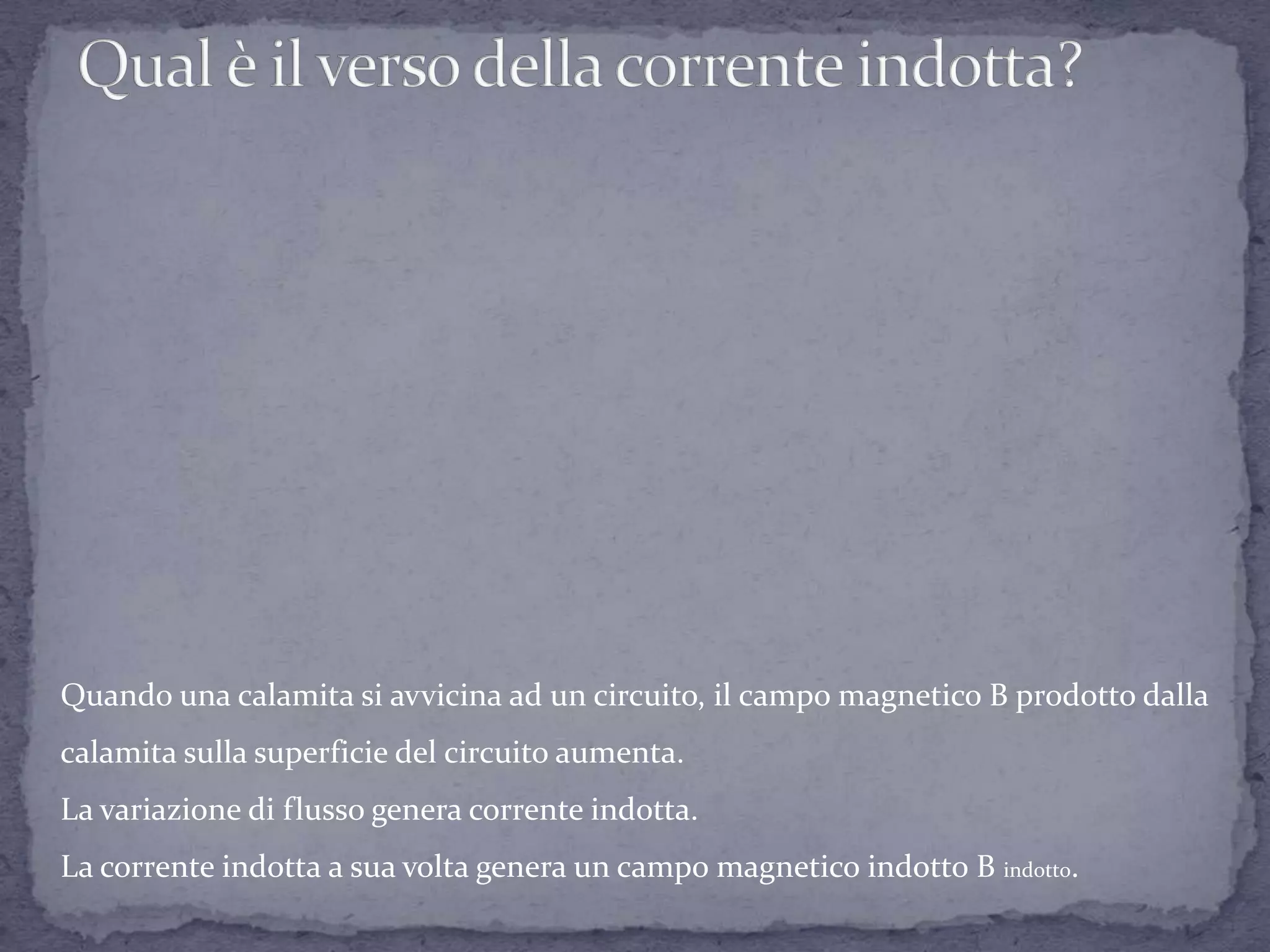 L’induzione elettromagnetica | PPTX