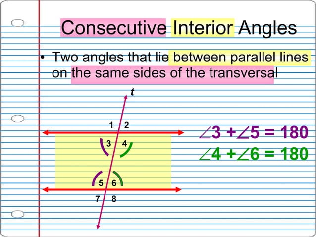 Line And Angle Relationships | PPS | Physics | Science