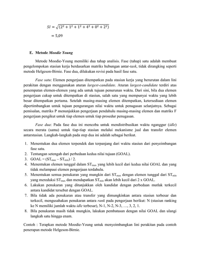 Line balancing | PDF