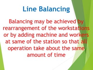 Line balancing | PPT