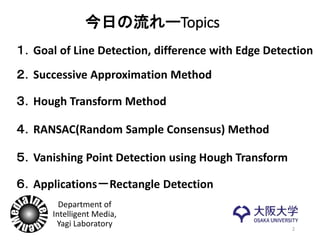 Line Detection in Computer Vision - Recent Developments and ...