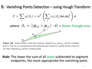 Line Detection in Computer Vision - Recent Developments and Applications | PPTX