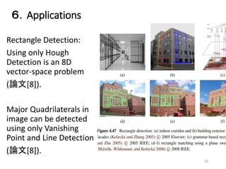 Line Detection in Computer Vision - Recent Developments and ...