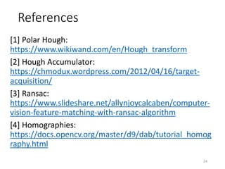 Line Detection in Computer Vision - Recent Developments and ...