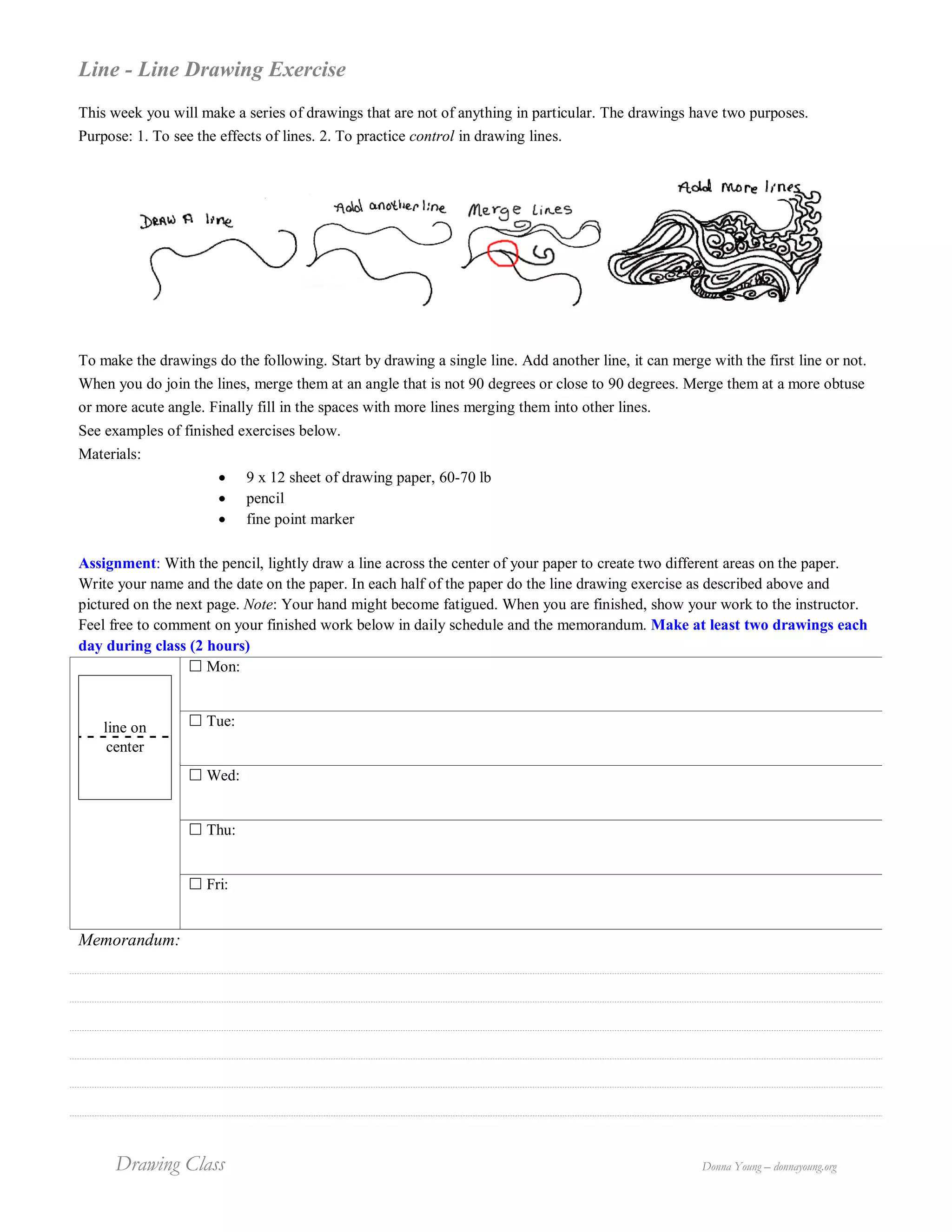 Line drawing exercise | PDF | Drawing and Sketching | Arts and Crafts