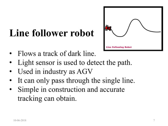 Line follower robot with color detection capability | PPT