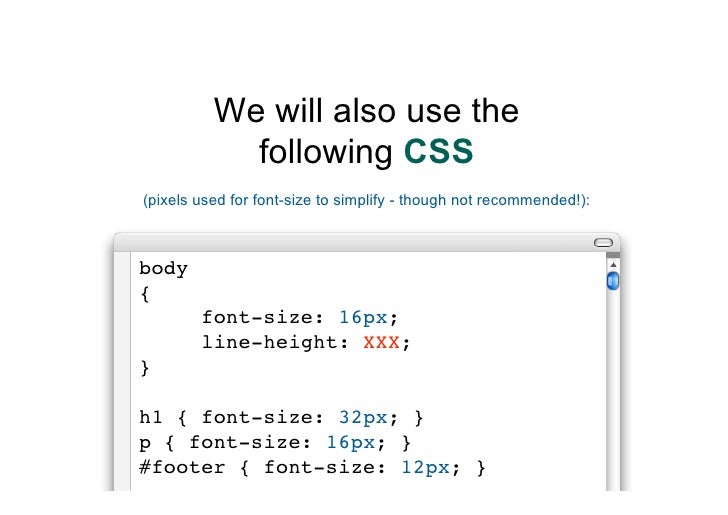 CSS LINE HEIGHT