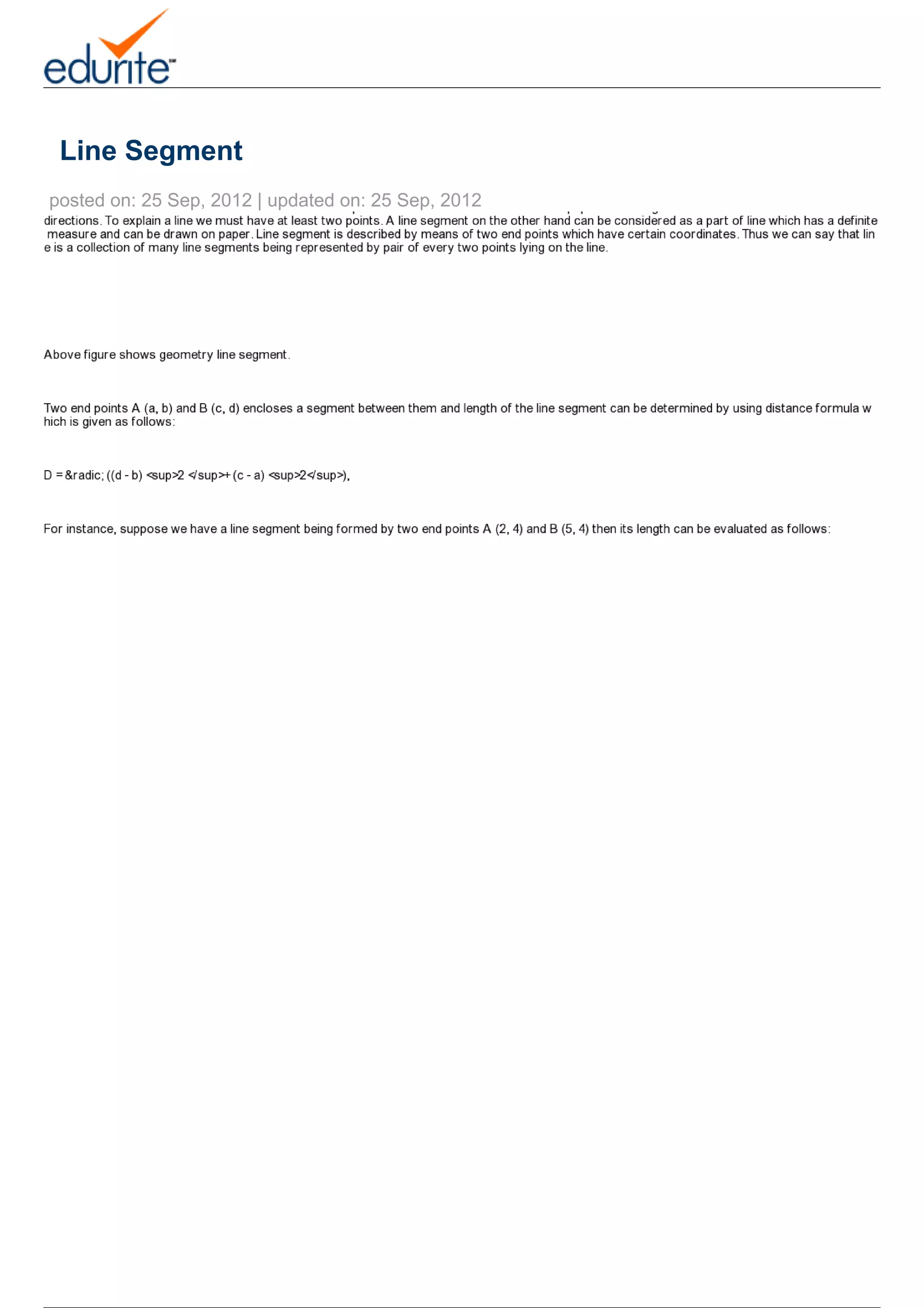 Line Segment | PDF | Science