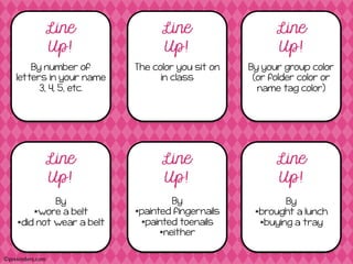Line up-ideas | PPT