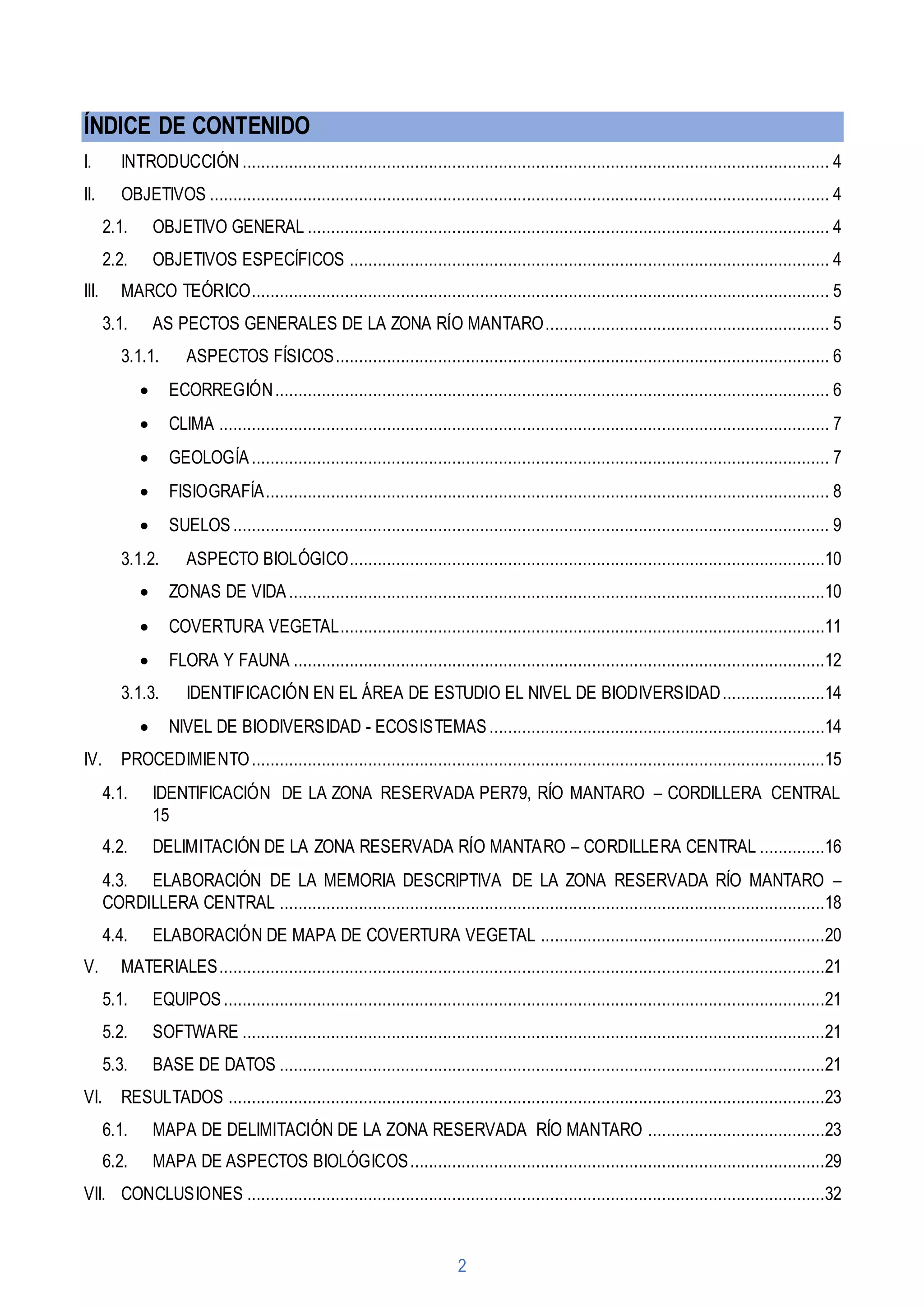 Linea base física y biológica | DOCX