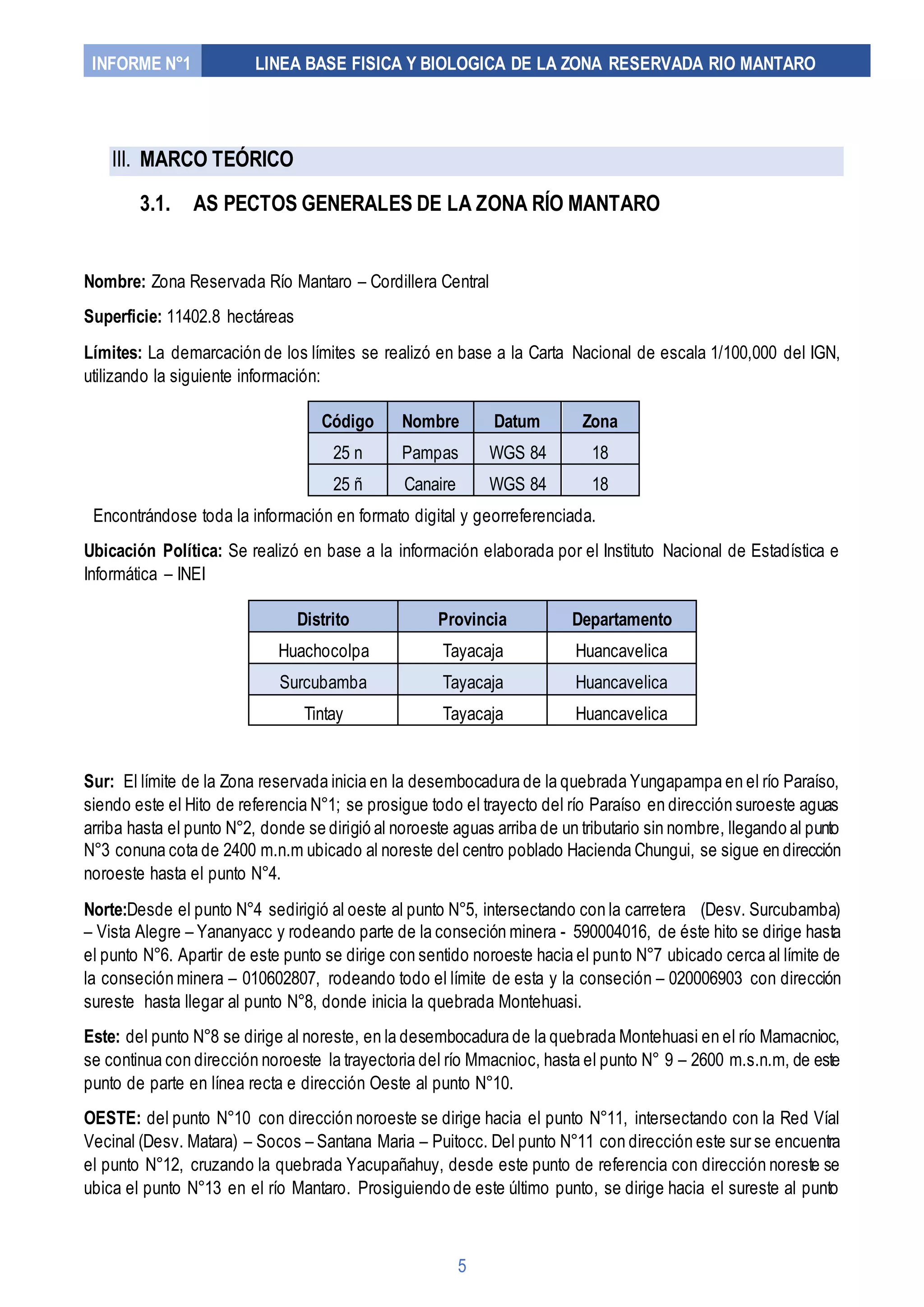 Linea base física y biológica | DOCX