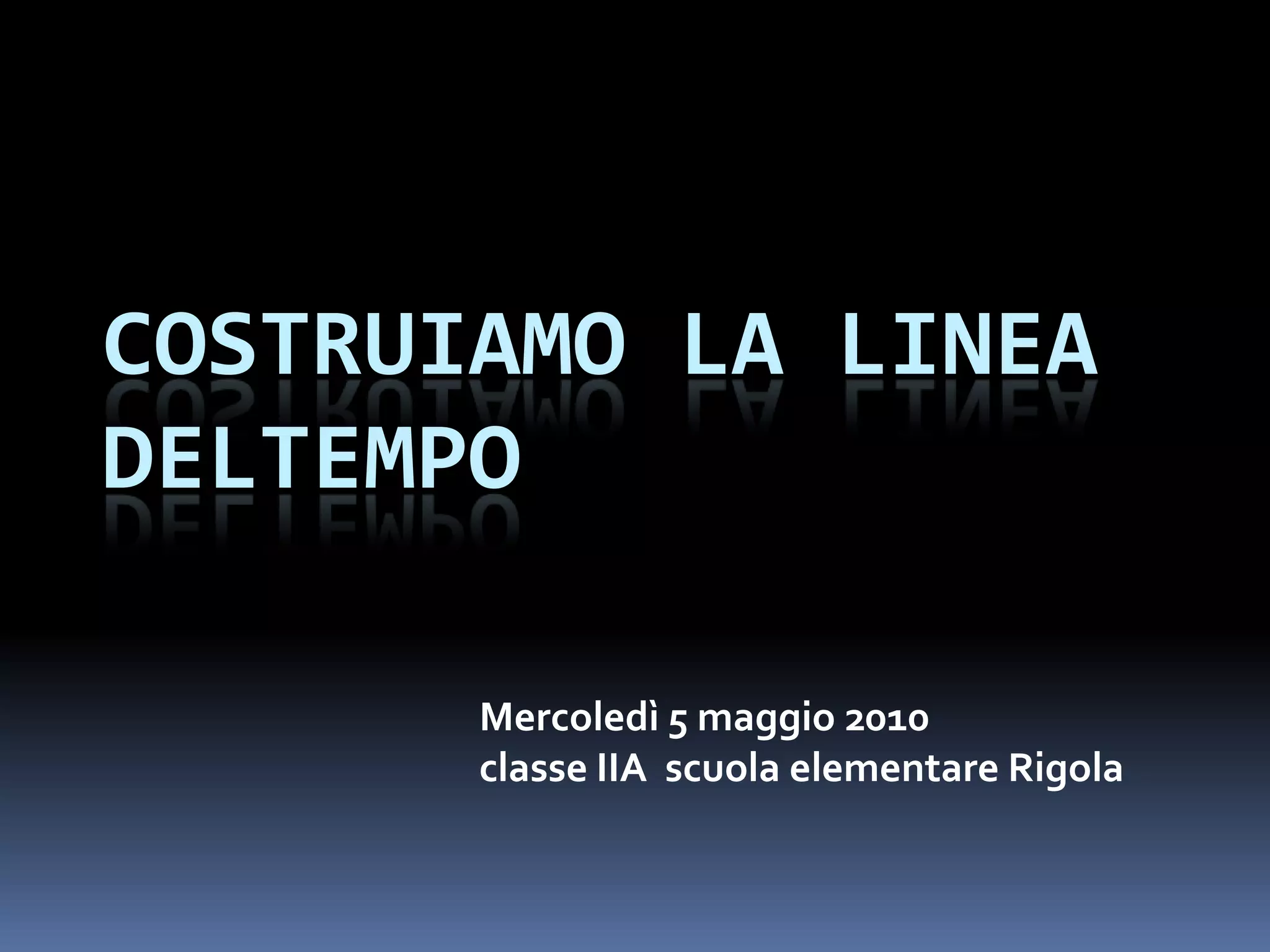 Linea del tempo | PPTX