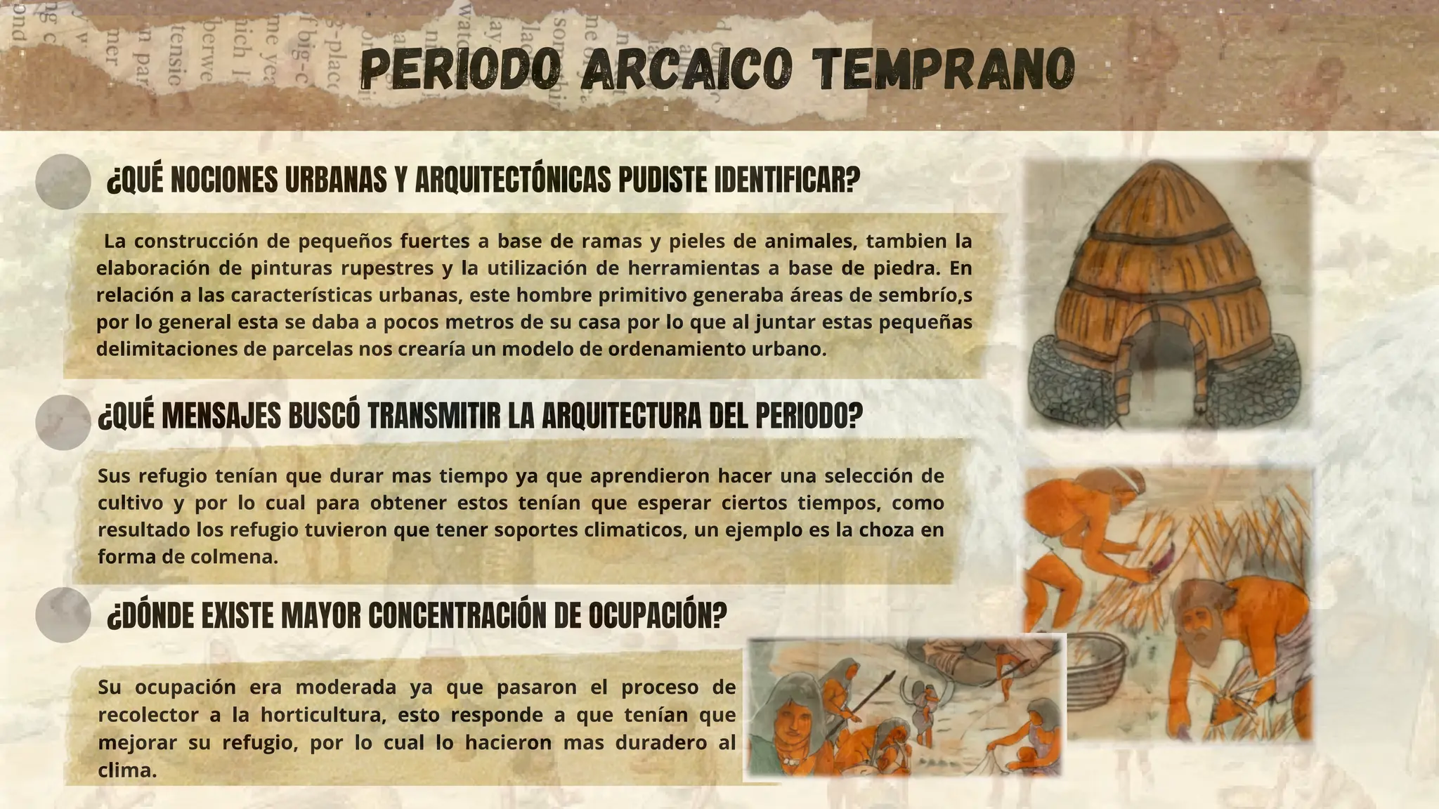 Línea de tiempo del periodo precerámico, lítico y arcaico | PDF