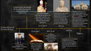 Linea de tiempo de el cristianismo | PPTX
