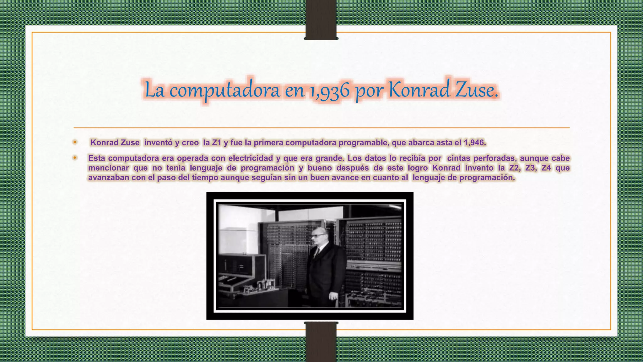 Linea de tiempo: La Historia de la computadora | PPTX