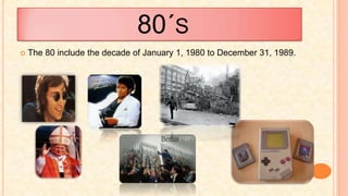 timeline 80´s, Berenice | PPT
