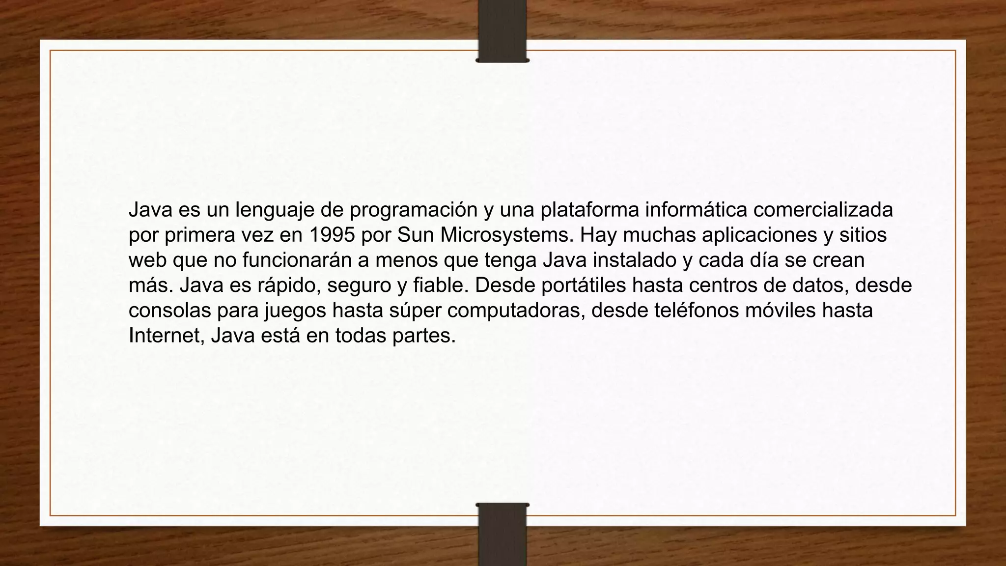 Linea de tiempo java | PPT