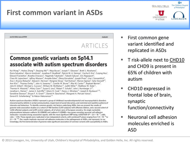 New Study Identifies High-Risk Variants Associated with Autism Spectrum ...
