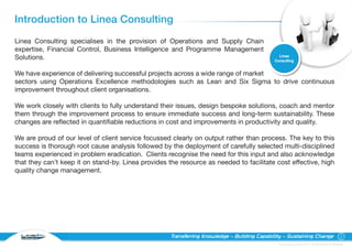 Linea Group Service Portfolio | PPT