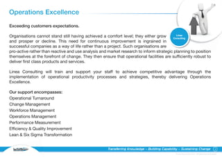 Linea Group Service Portfolio | PPT