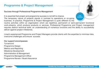 Linea Group Service Portfolio | PPT