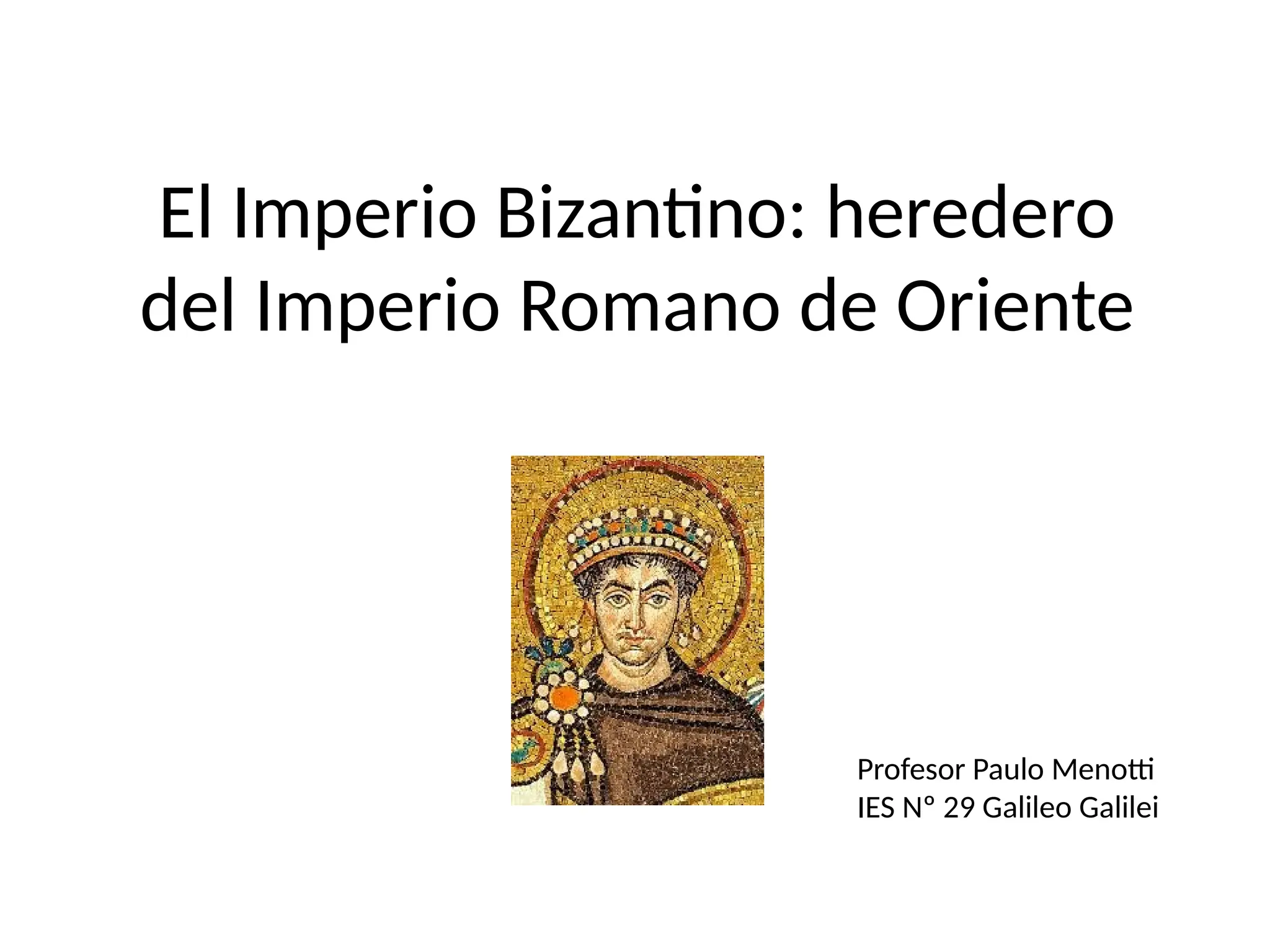 Linea histórica Bizancio. Imperio Romano Oriente | PPTX