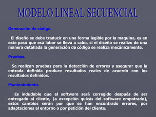 Lineal Secuencial | PPT