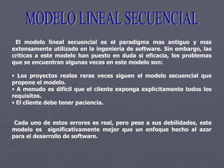 Lineal Secuencial | PPT