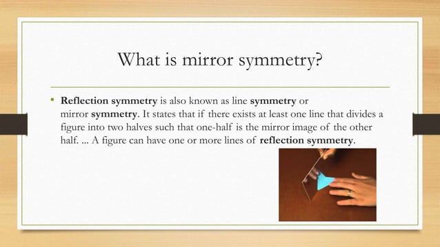 Line and mirror symmetry | PPTX