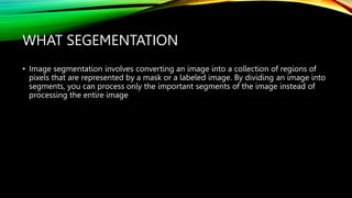 line and word segmentation for handwriting recognition | PPTX