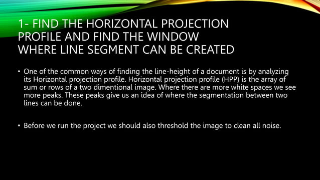 Line And Word Segmentation For Handwriting Recognition Pptx Computing Technology And Computing