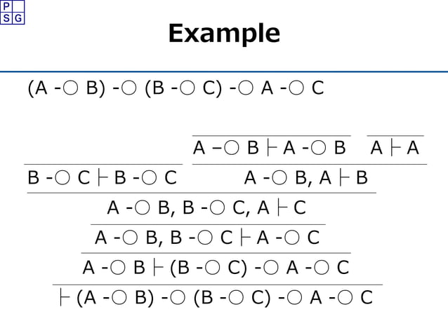 Linear Logic And Linear Lisp Ppt