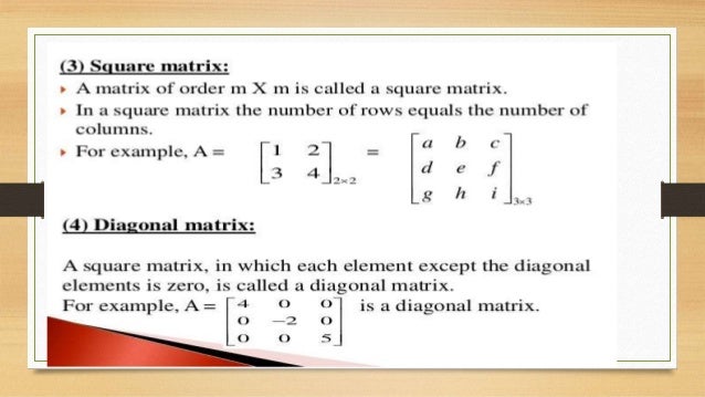 MATRICES