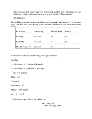LINEAR PROGRAMING | DOCX | Physics | Science