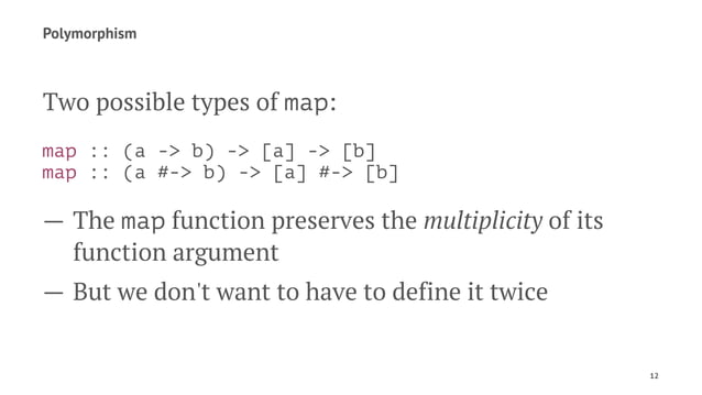 Linear Types in Haskell | PPT
