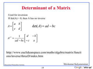 Linear algebra | PPT