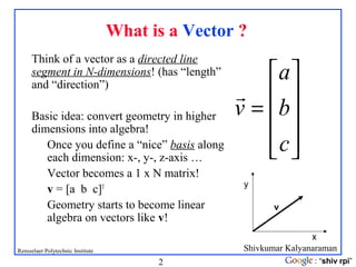 Linear algebra | PPT