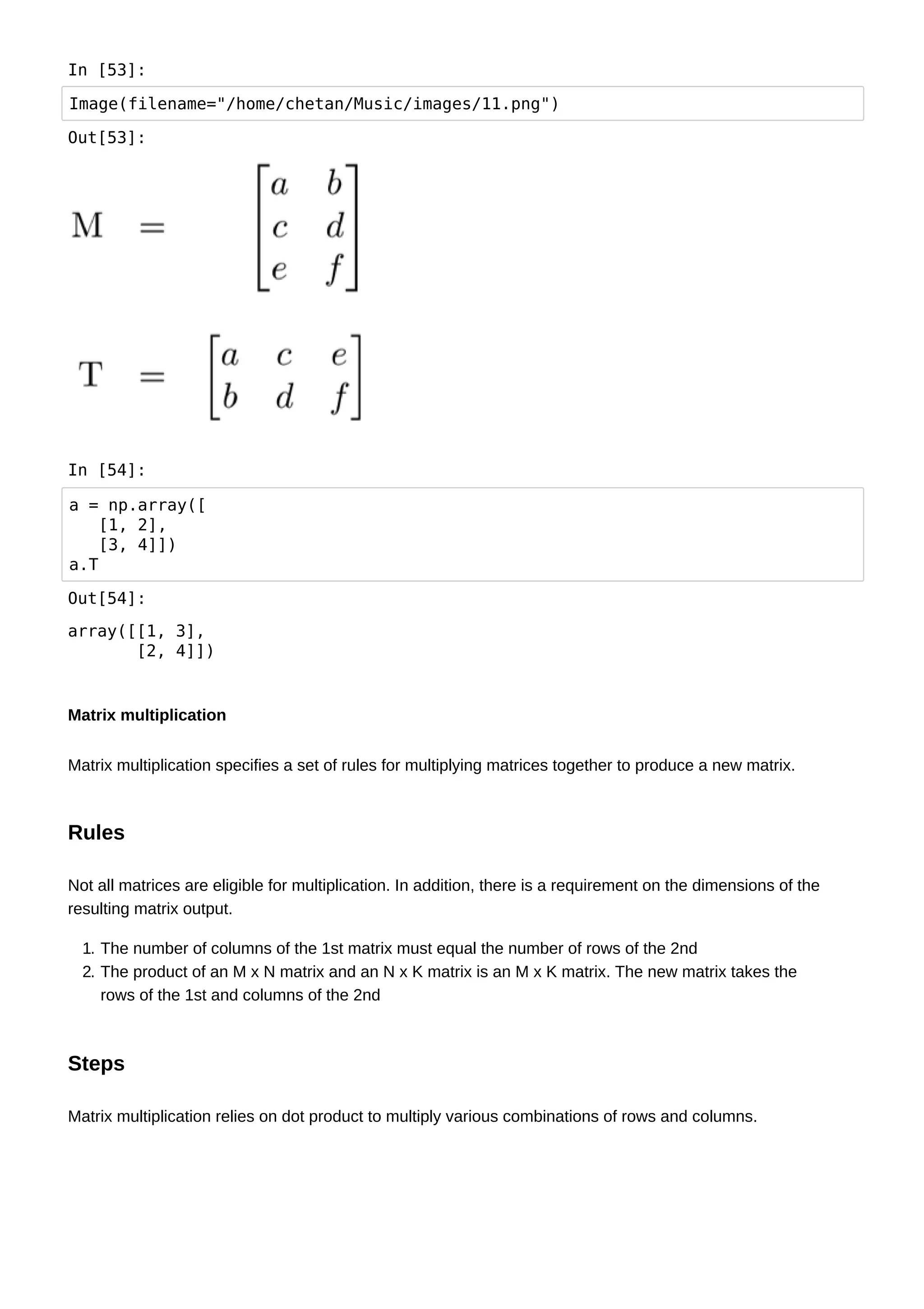 An Introduction Linear Algebra for Neural Networks and Deep learning ...