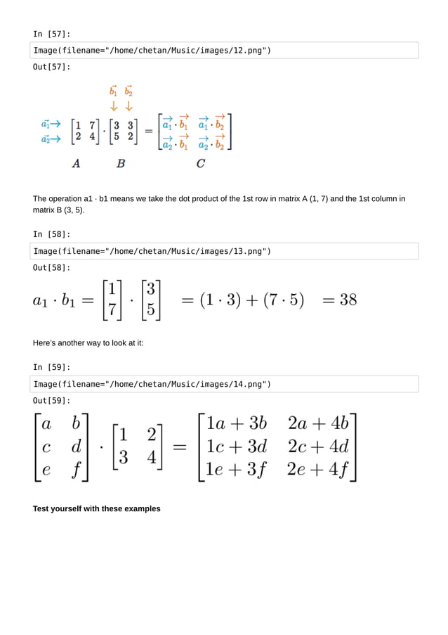 An Introduction Linear Algebra for Neural Networks and Deep learning ...