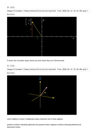 An Introduction Linear Algebra for Neural Networks and Deep learning ...